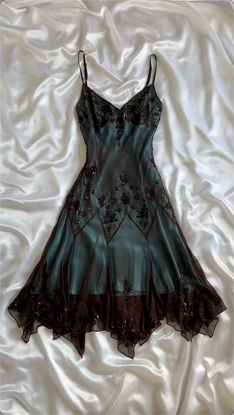 Modest Sheath Spaghetti Straps Chiffon Prom Dresses Evening Dress With ...